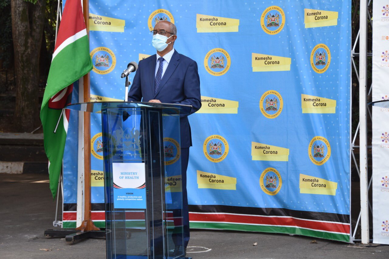 120 more Covid-19 cases in Kenya now 6190 - Health CAS Rashid Aman